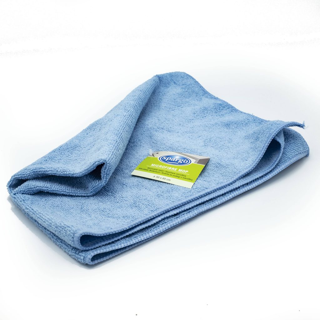 Blauw microvezel dweil 50x60 voor interieur gebruik - SanLynKro schoon